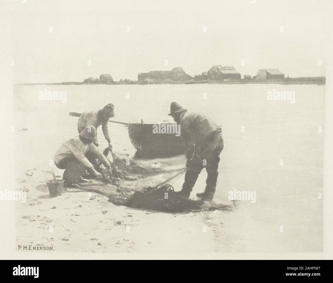 Peter Henry Emerson. Smelting on the River Blythe (Suffolk). 1883–1887 ...