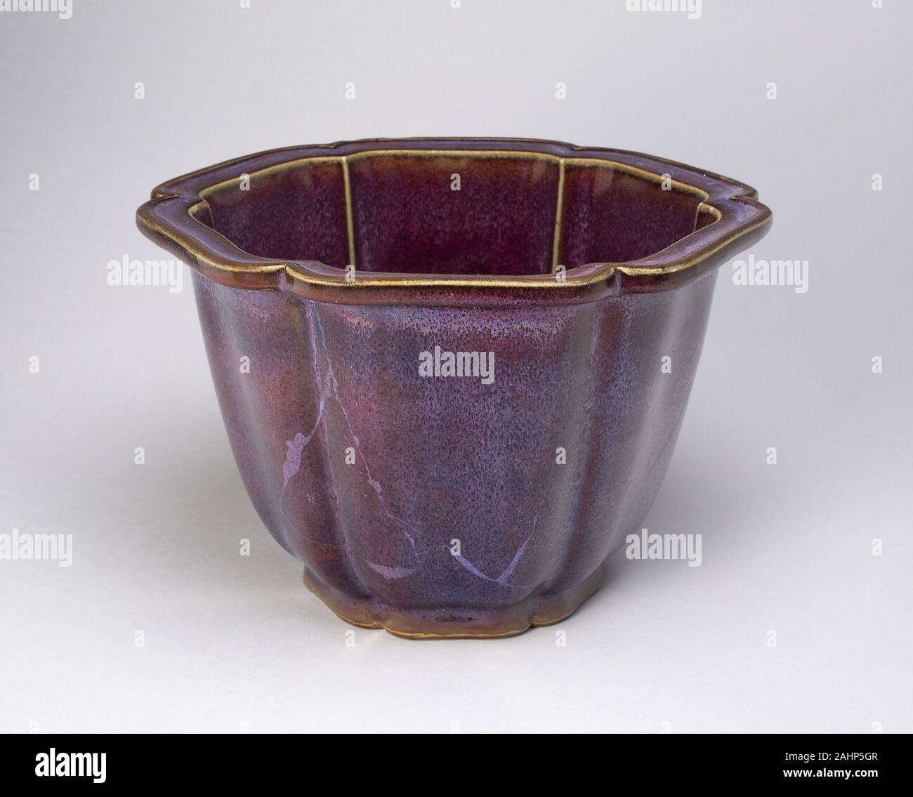 Stoneware with blue glaze jun ware hi-res stock photography and images ...