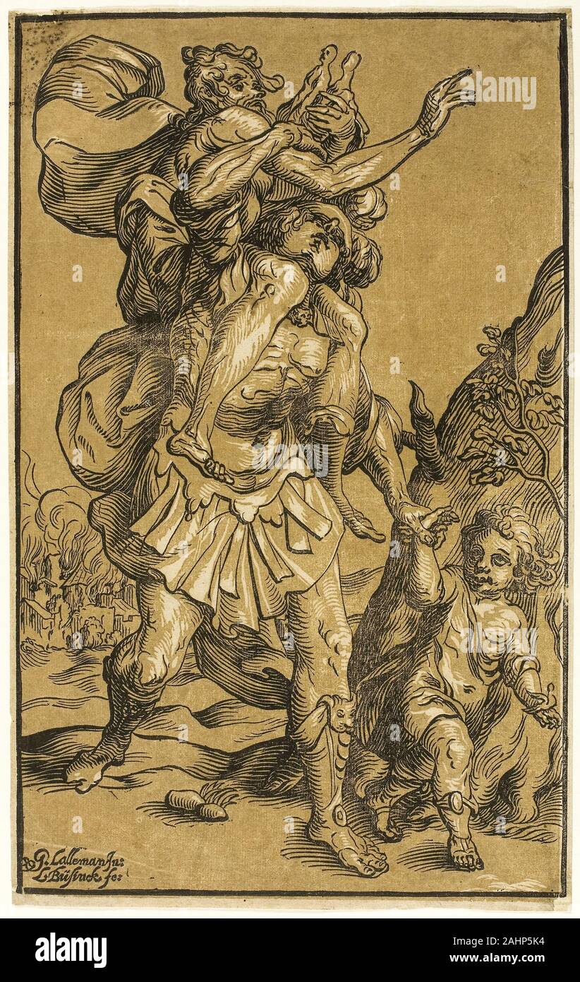 Aeneas and his father fleeing troy hi-res stock photography and images ...