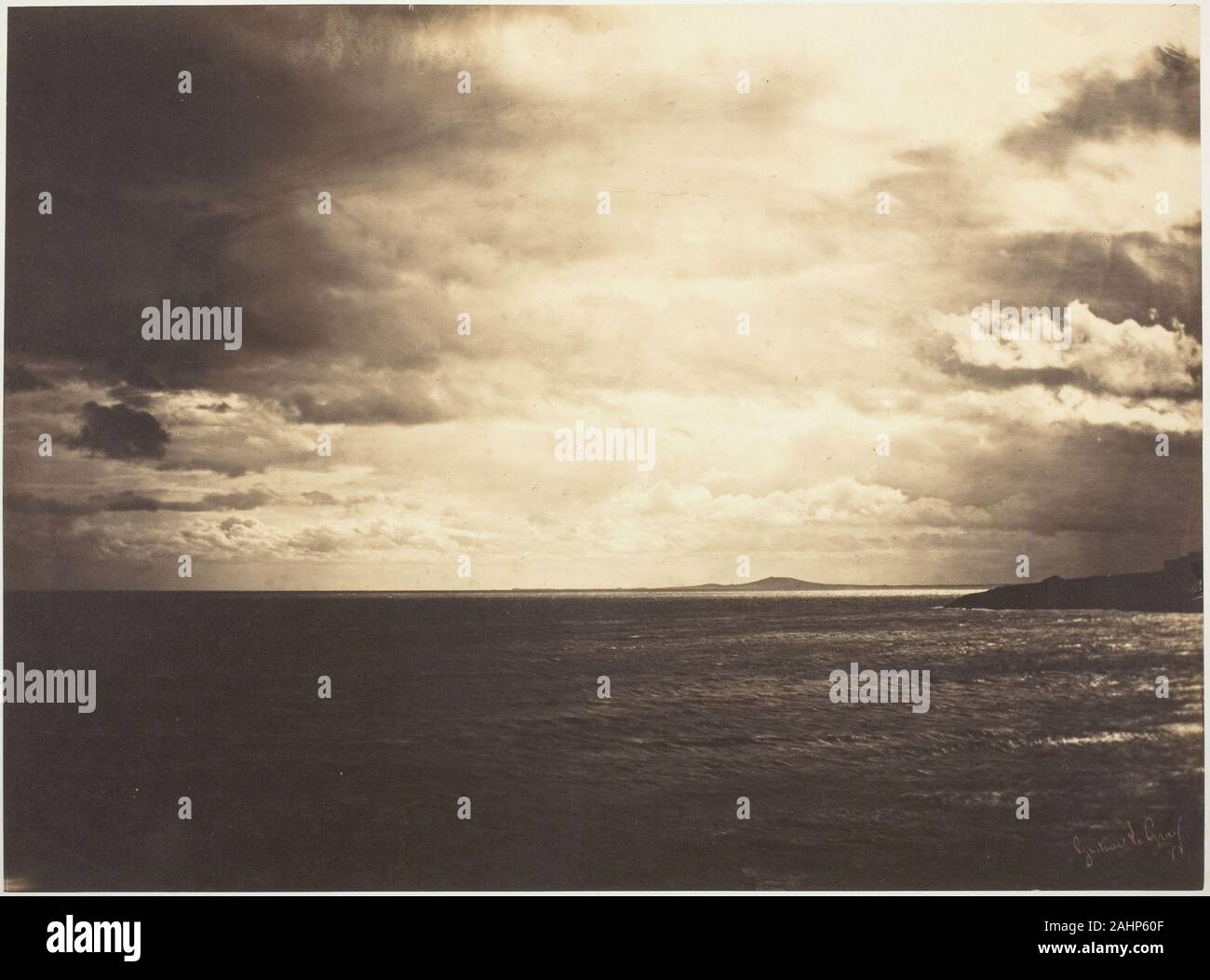 Gustave Le Gray. Cloudy Sky, Mediterranean Sea. 1857. France. Albumen ...