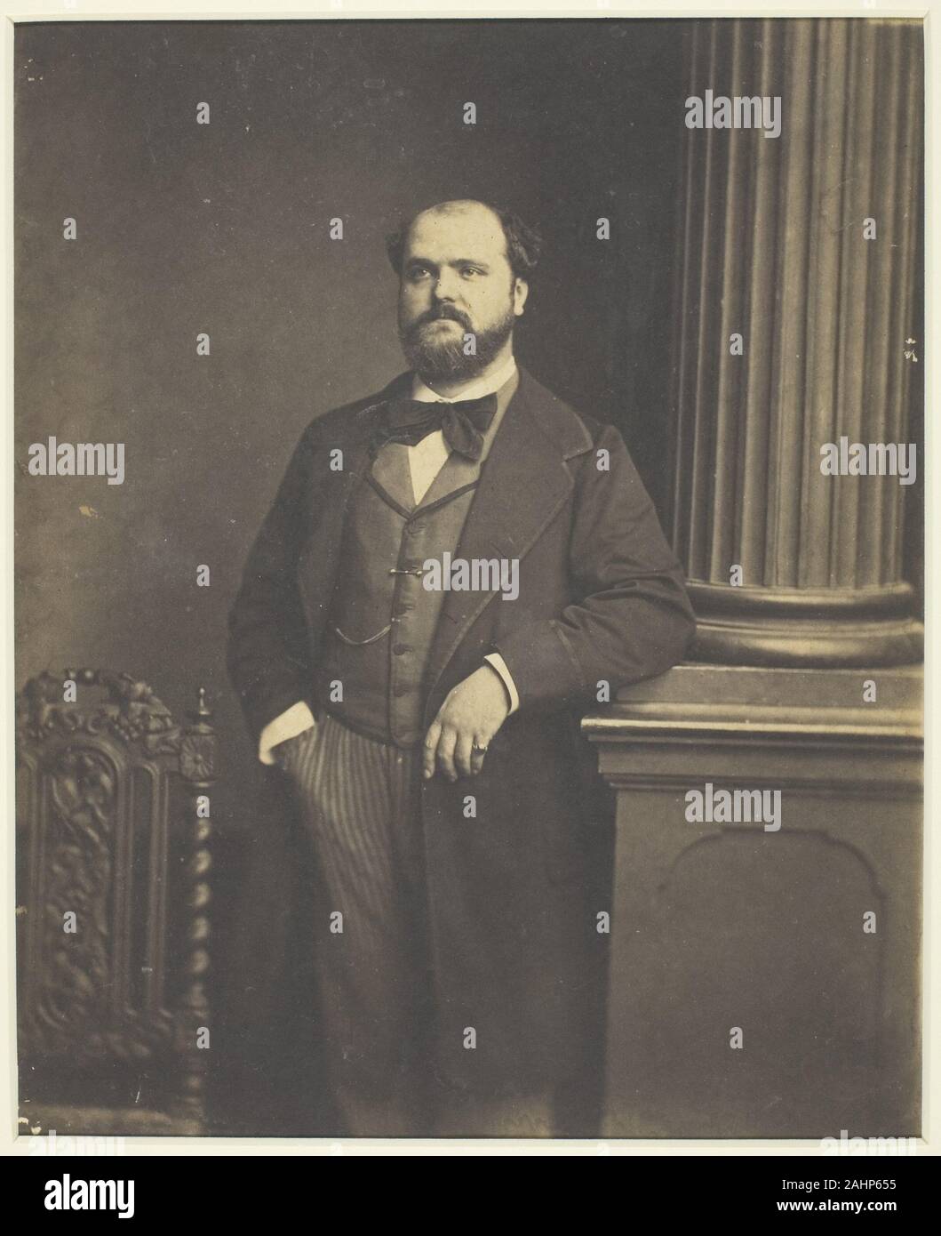Antoine Samuel Adam-Salomon. Untitled (Man Standing, en Face). 1850 ...