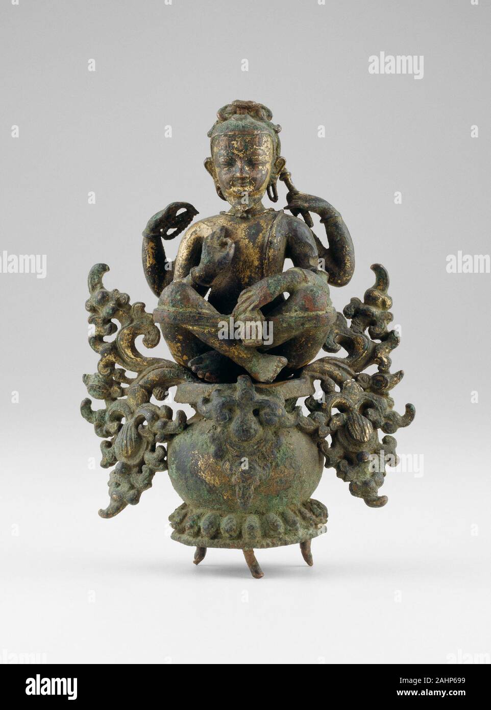 The Sage Agastya Seated in Meditation on his Water Pot (Kumbha). 1401 ...