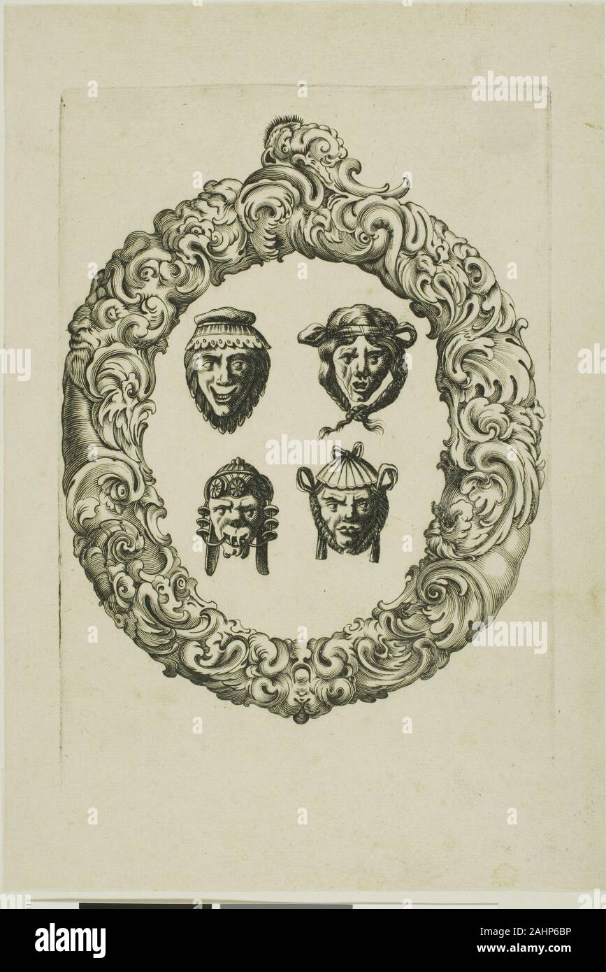 Peter Aubry. Letter O. 1630. Germany. Engraving on paper Stock Photo ...