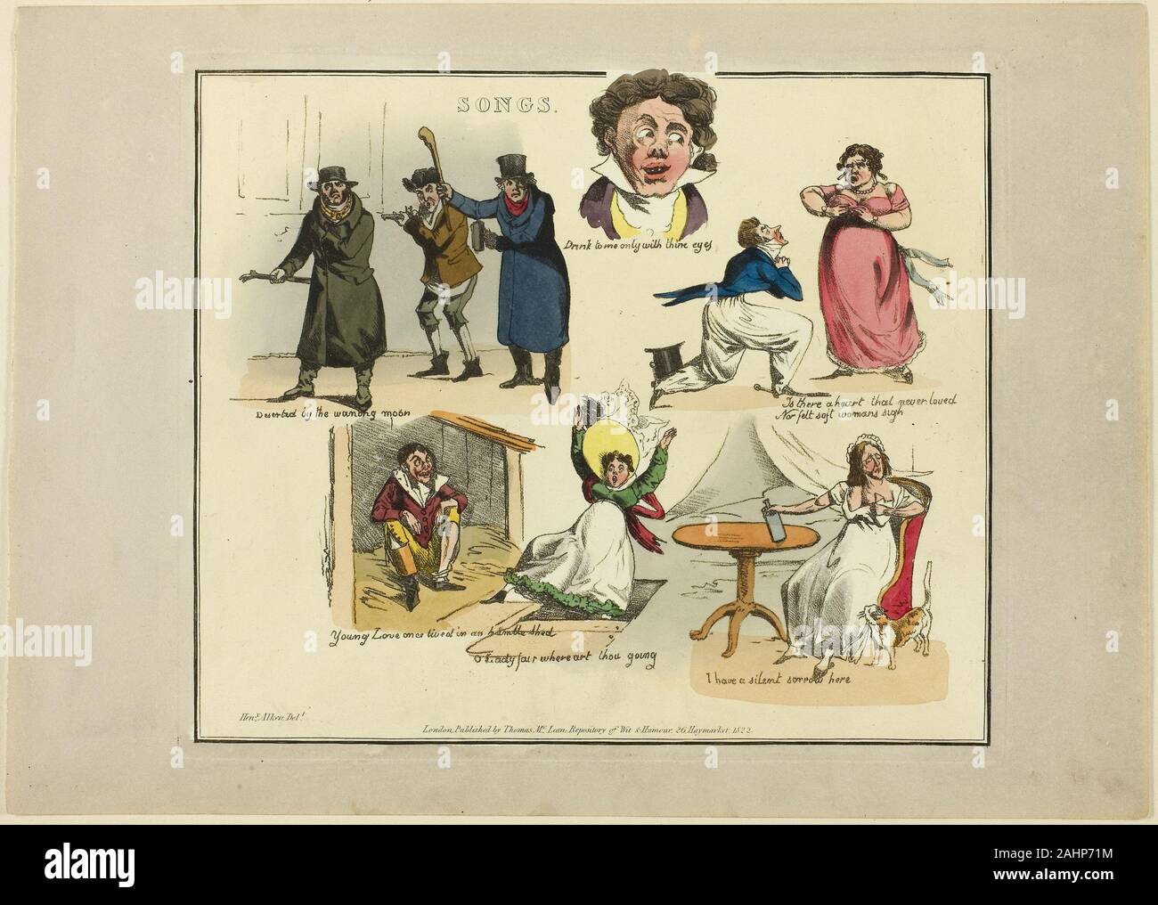 Henry Alken. Plate from Illustrations to Popular Songs. 1822. England ...