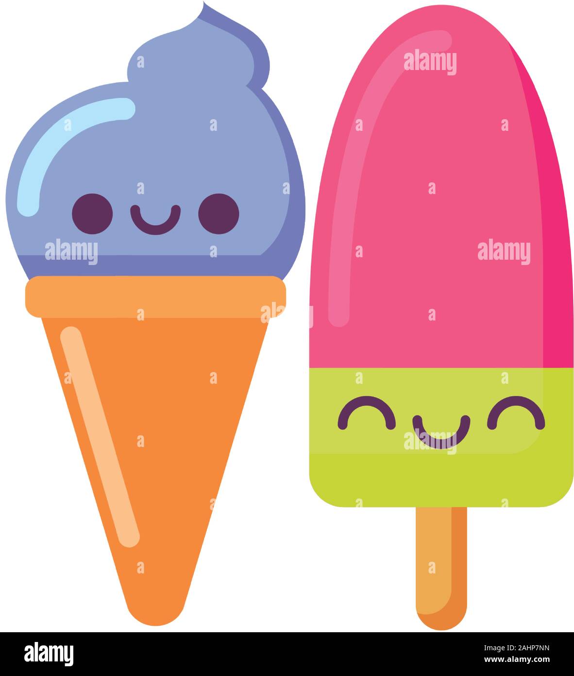 Popsicle Ice Cream Clipart Cartoon