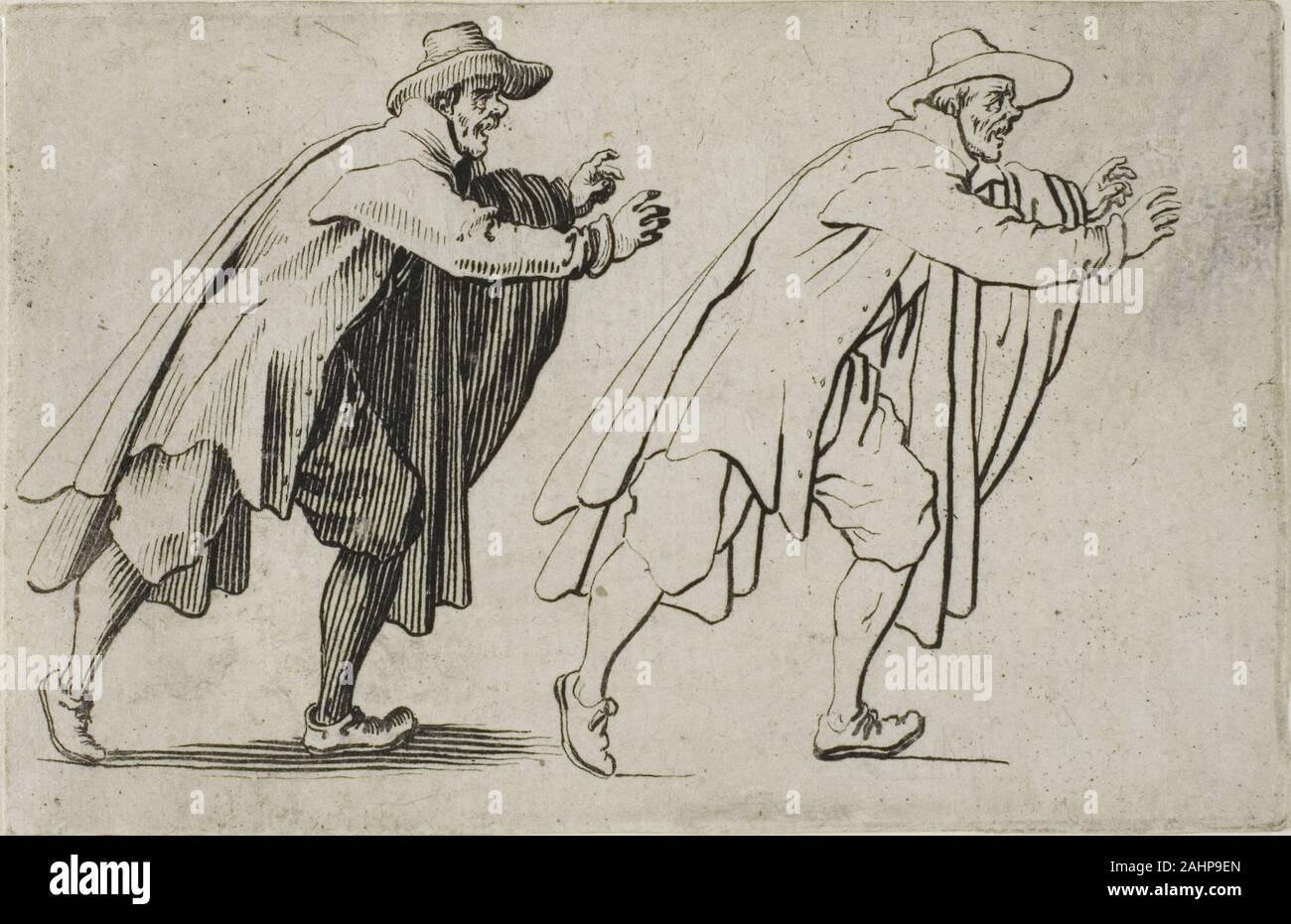 Jacques Callot. The Running Man, from The Caprices. 1617–1627. France ...