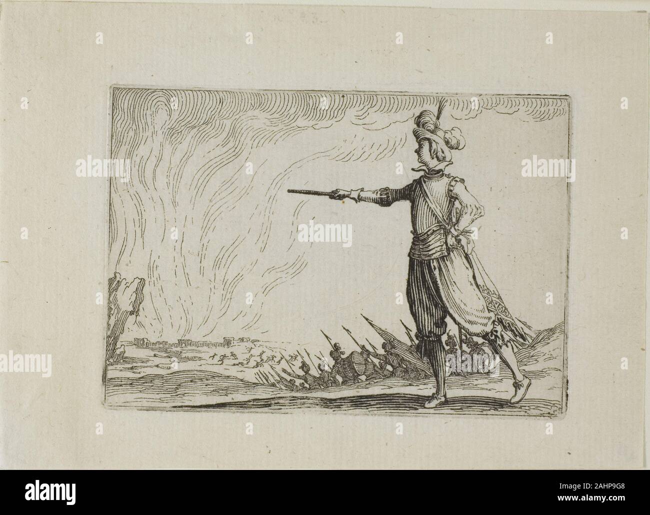 Jacques Callot. The Commander on Foot, from The Caprices. 1617–1627 ...