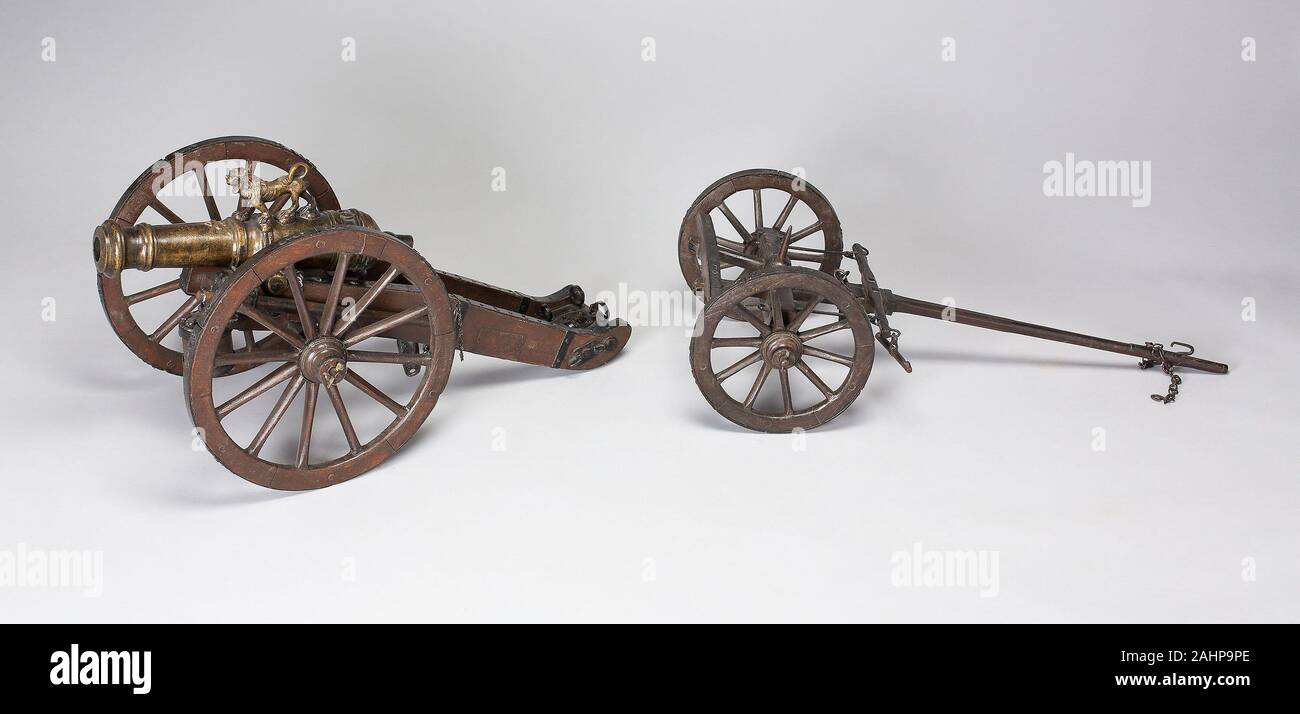 Model Artillery Cannon with Field Carriage. 1650–1700. France. Bronze ...