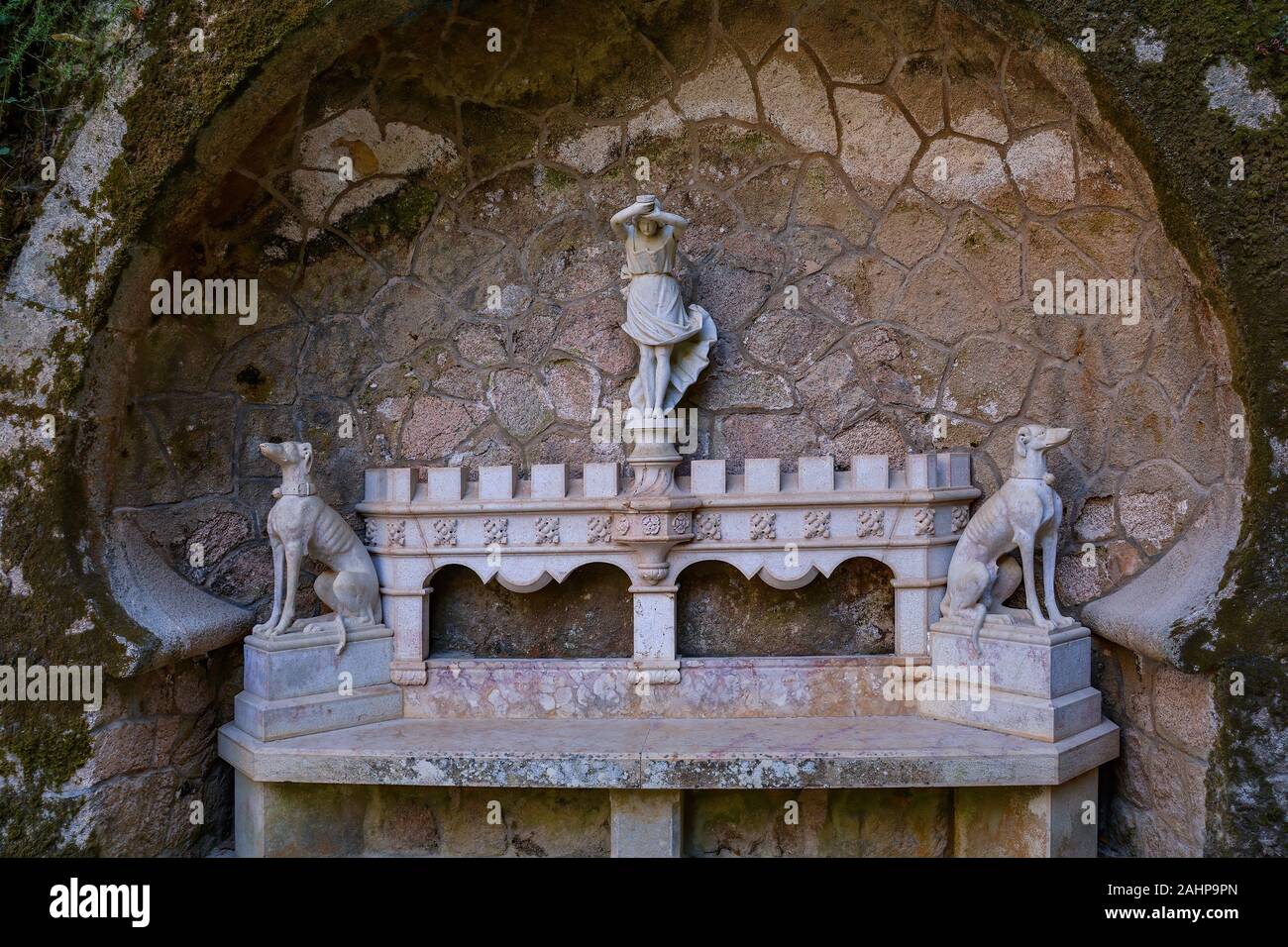 Quinta da Regaleira, Portugal, Sintra. Eccentrically decorated palace ...