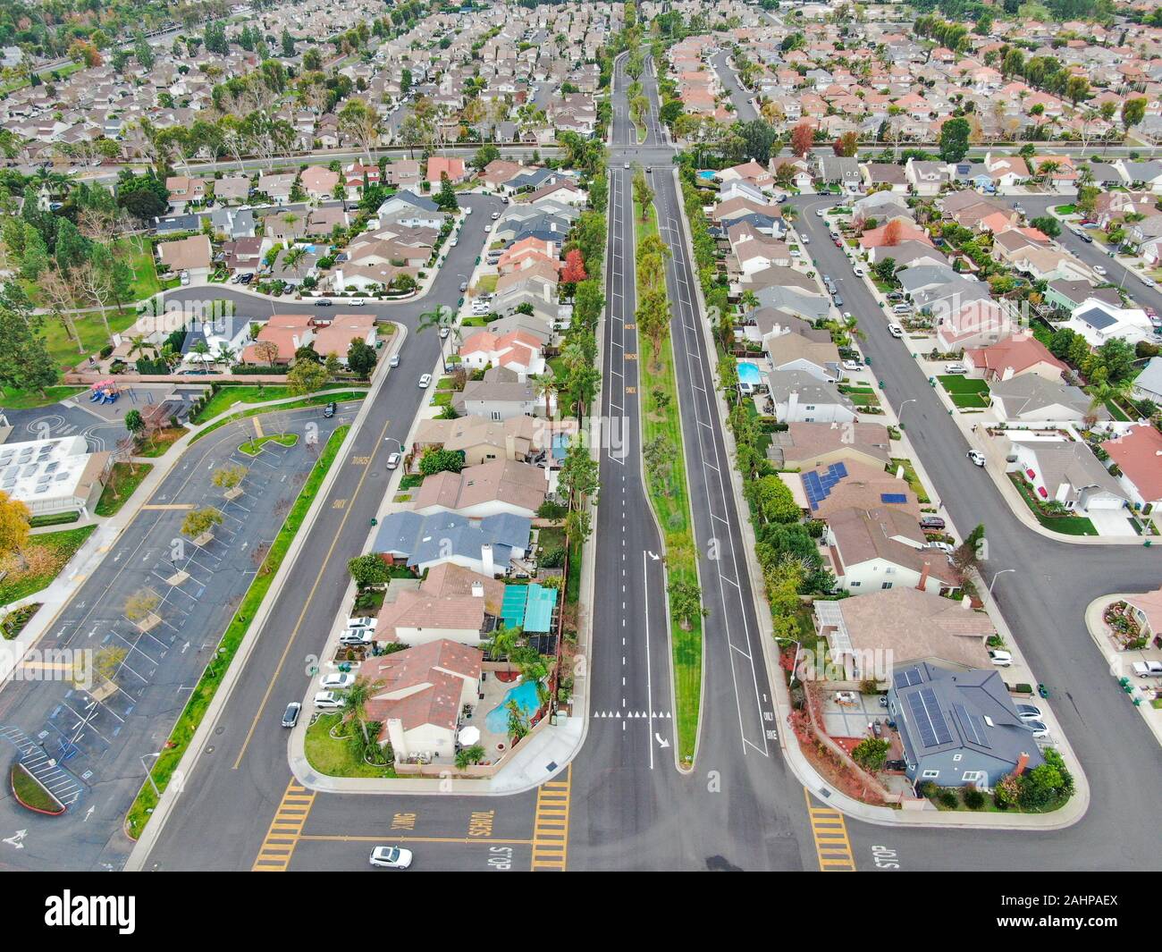 California suburban sprawl hi-res stock photography and images - Alamy