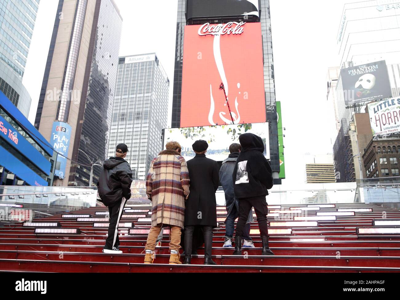 New York, United States. 31st Dec, 2019. K-pop band BTS have a sound ...