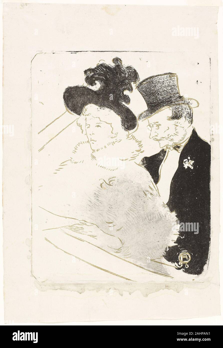 Henri de Toulouse-Lautrec. At the Concert. 1896. France. Lithograph on ...