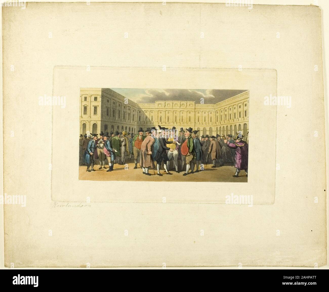 Thomas Rowlandson. Doctor Syntax at Liverpool, from The Tour of Doctor ...