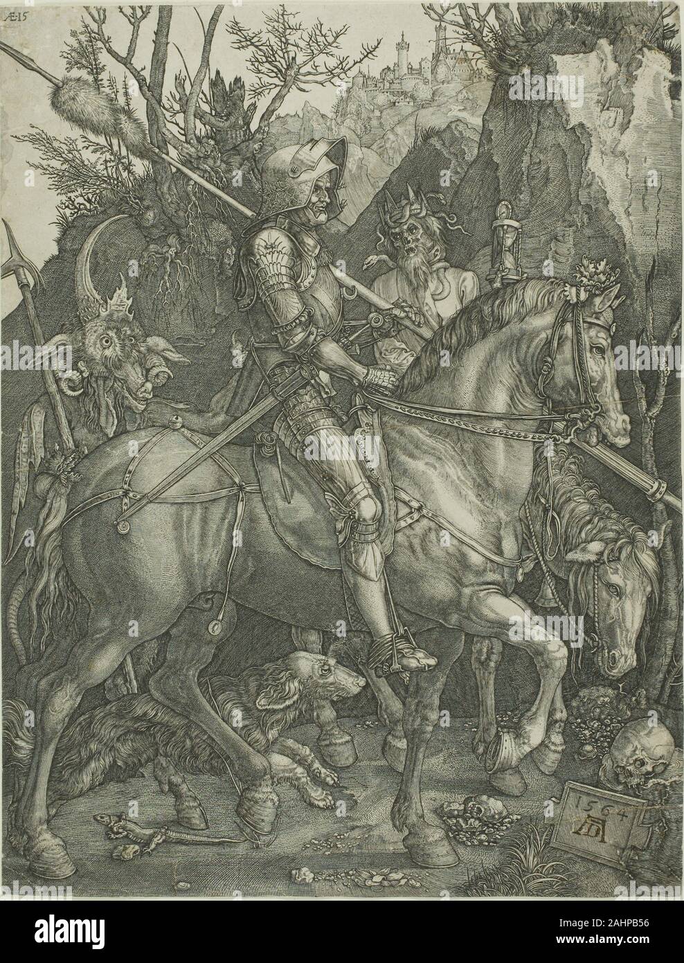 Jan Wierix. Knight, Death, and Devil. 1564. Flanders. Engraving in ...