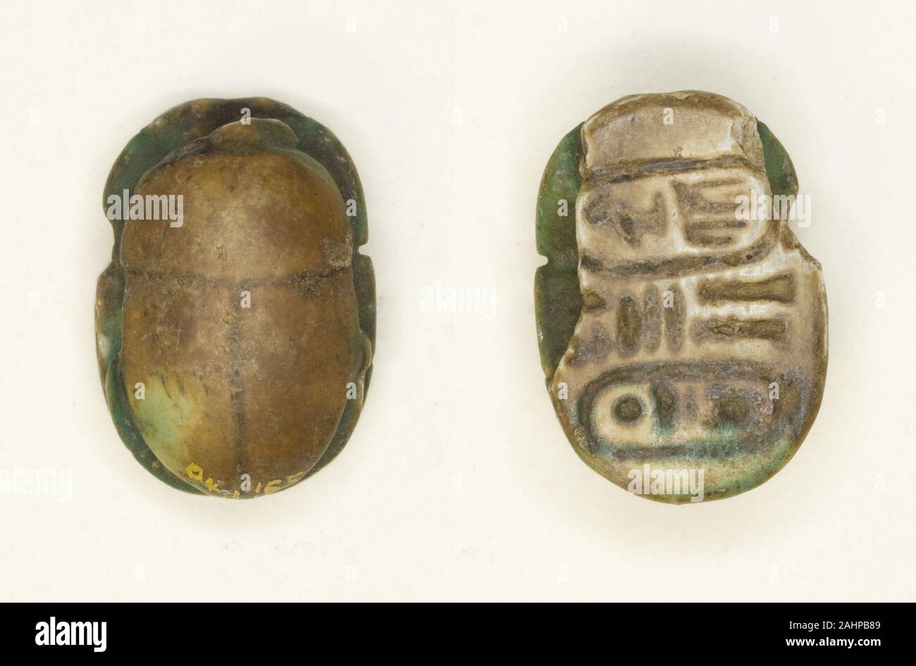 Ancient Egyptian. Scarab Menkheperra (Thutmose III). 945 BC–715 BC ...