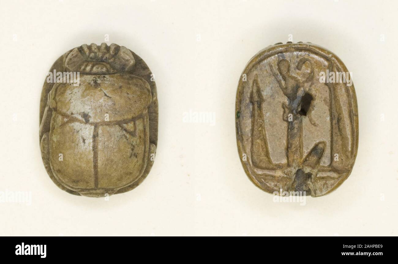 Ancient Egyptian. Scarab King and Hieroglyphs. 1550 BC–525 BC. Egypt ...
