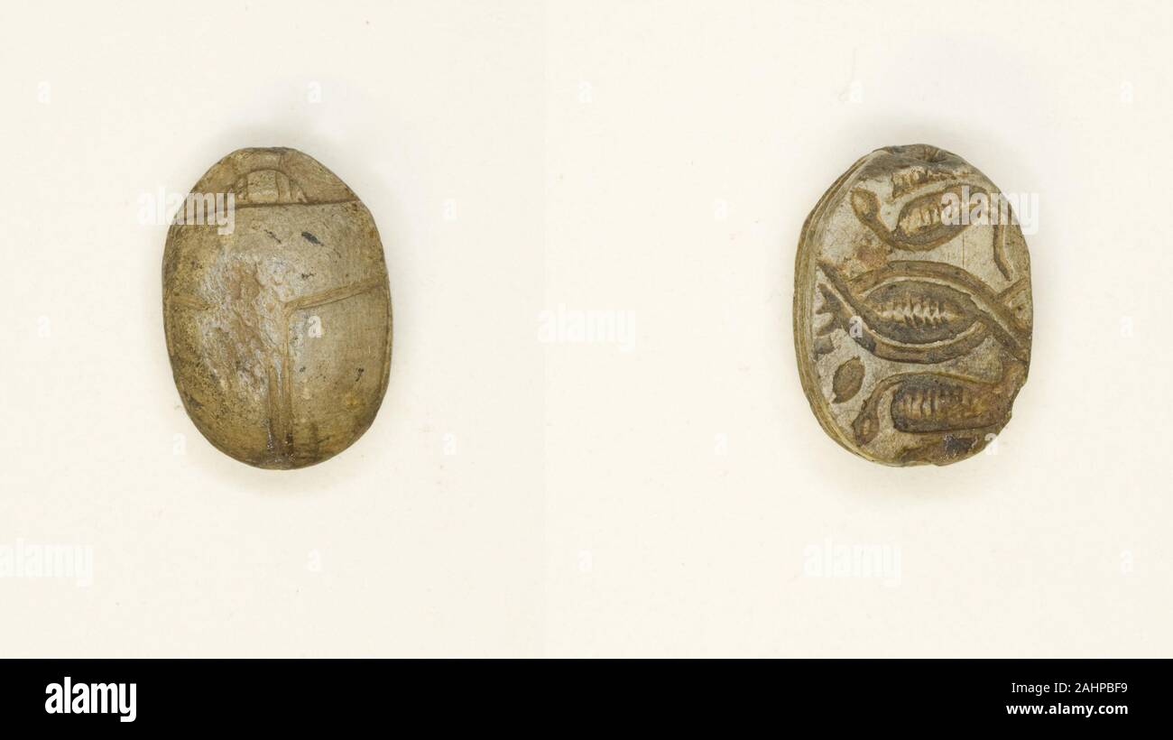 Ancient Egyptian. Scarab Cobras Addorsed and Linked. 1650 BC–1550 BC ...