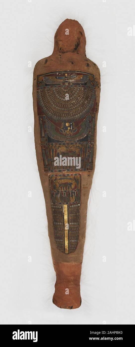 Ancient Egyptian. Mummy of a Man. 200 BC–30 BC. Egypt. Linen ...