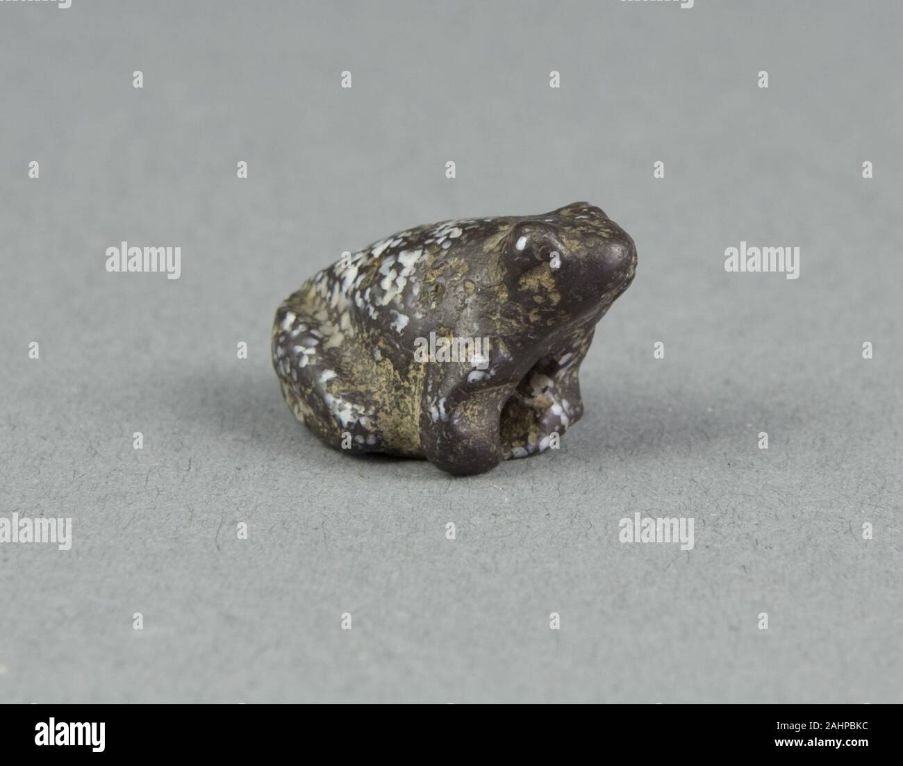 Ancient Egyptian. Amulet of a Frog. 1550 BC–664 BC. Egypt. Stone ...