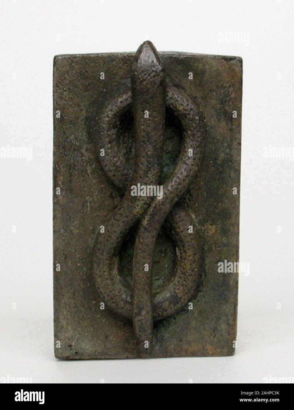 Ancient Egyptian. Coffin with Coiled Snake (Atum) on the Top. 664 BC–30 ...