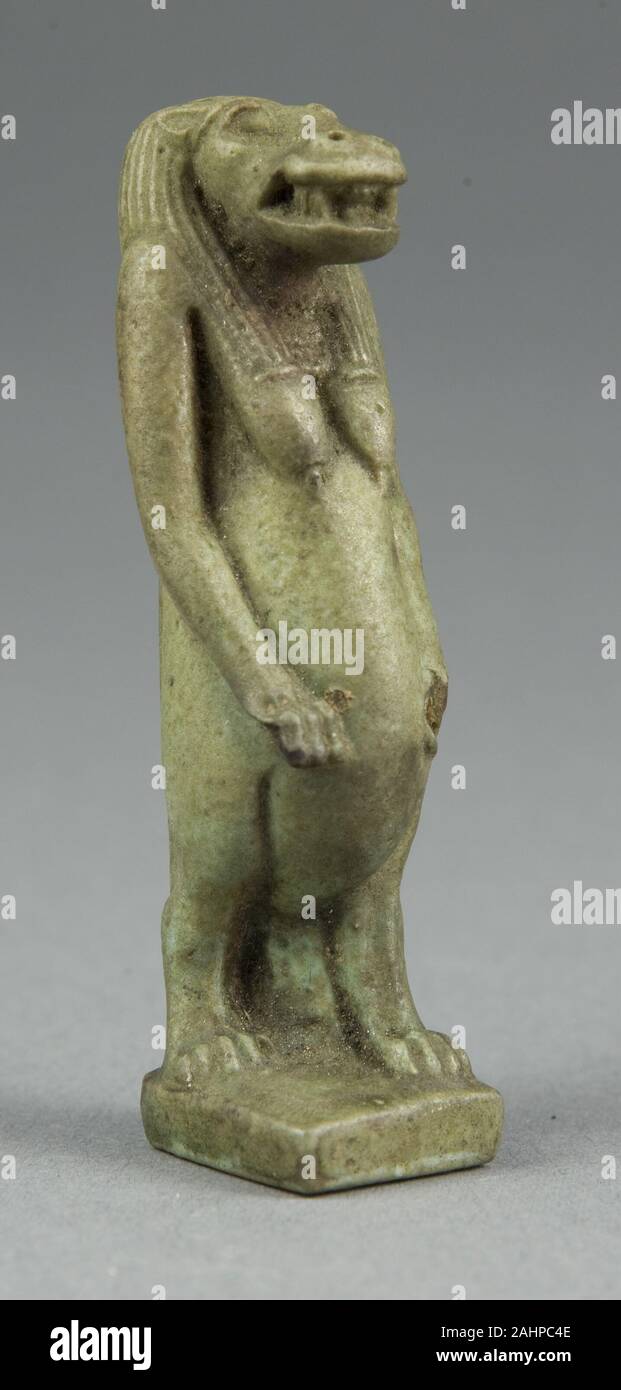 Ancient Egyptian. Amulet of the Goddess Tawaret (Toeris). 1070 BC–656 ...