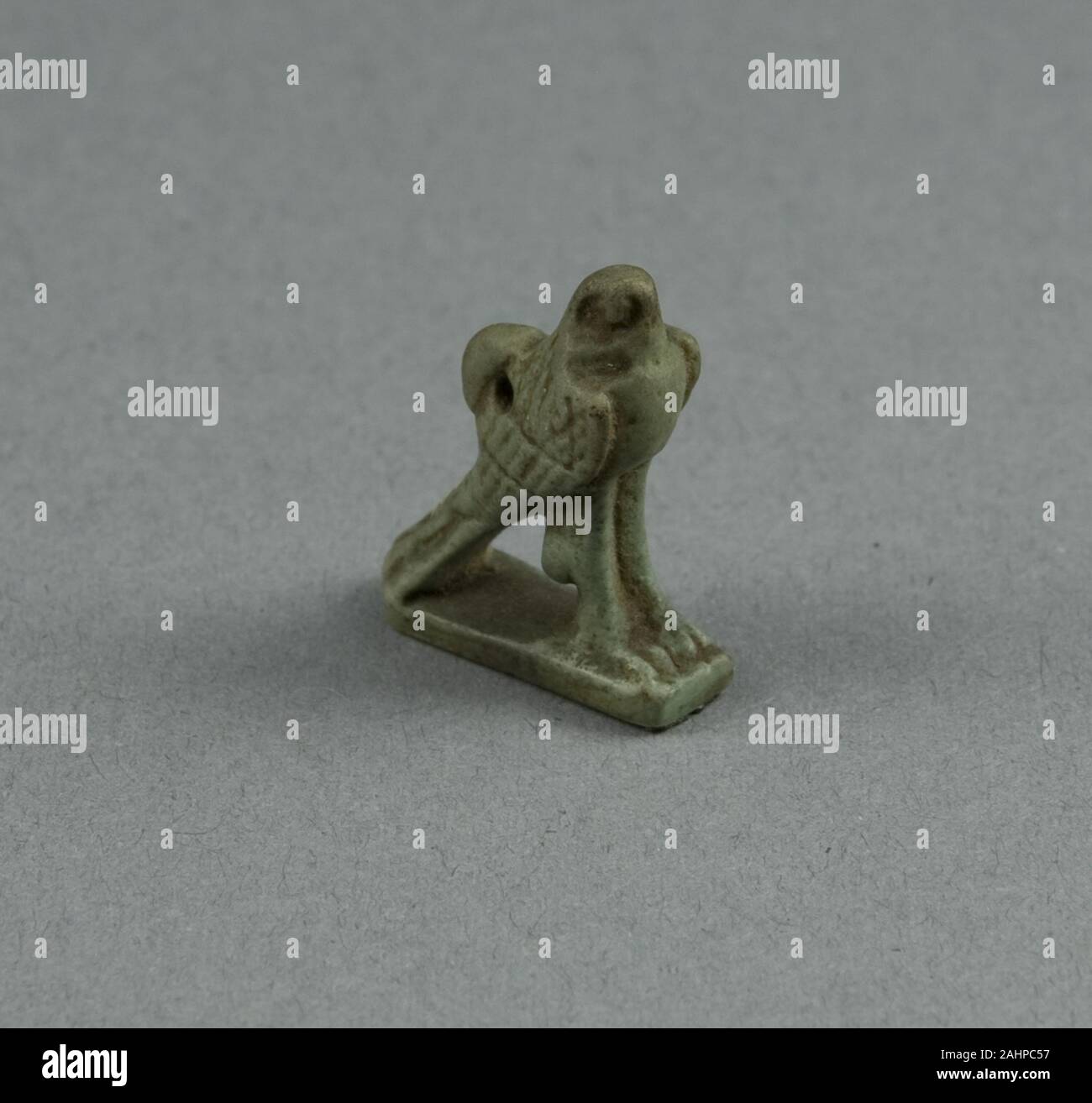 Ancient Egyptian. Amulet of a Hawk. 1070 BC–656 BC. Egypt. Faience ...