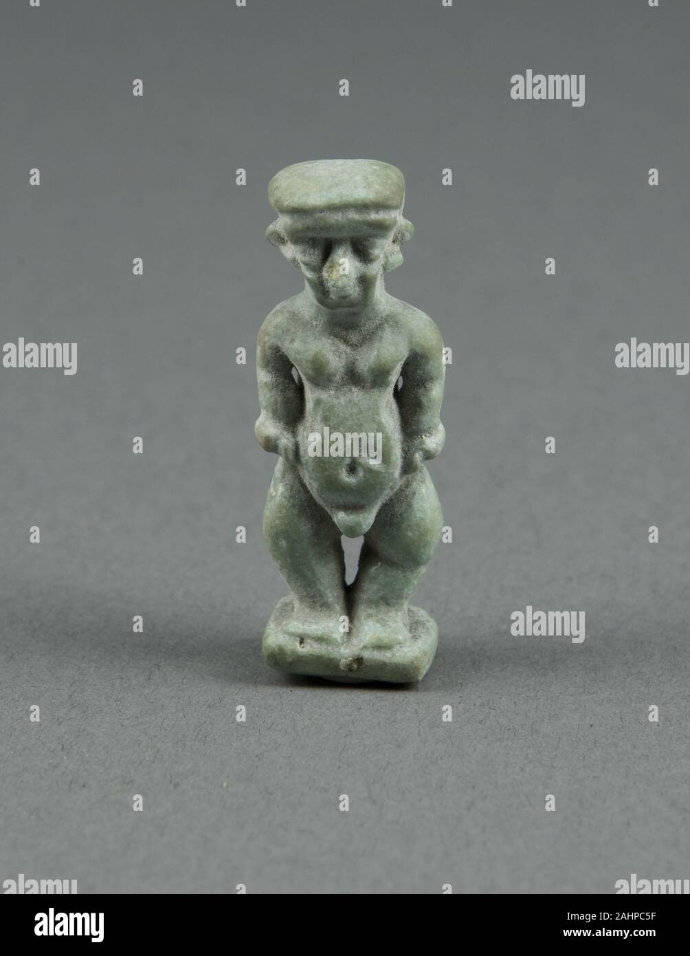 Ancient Egyptian. Amulet of Pataikos. 1070 BC–656 BC. Egypt. Faience ...