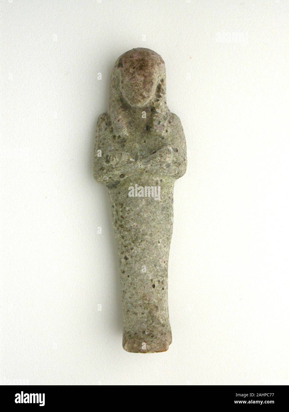 Ancient Egyptian. Shabti. 1069 BC–715 BC. Egypt. Faience Stock Photo ...