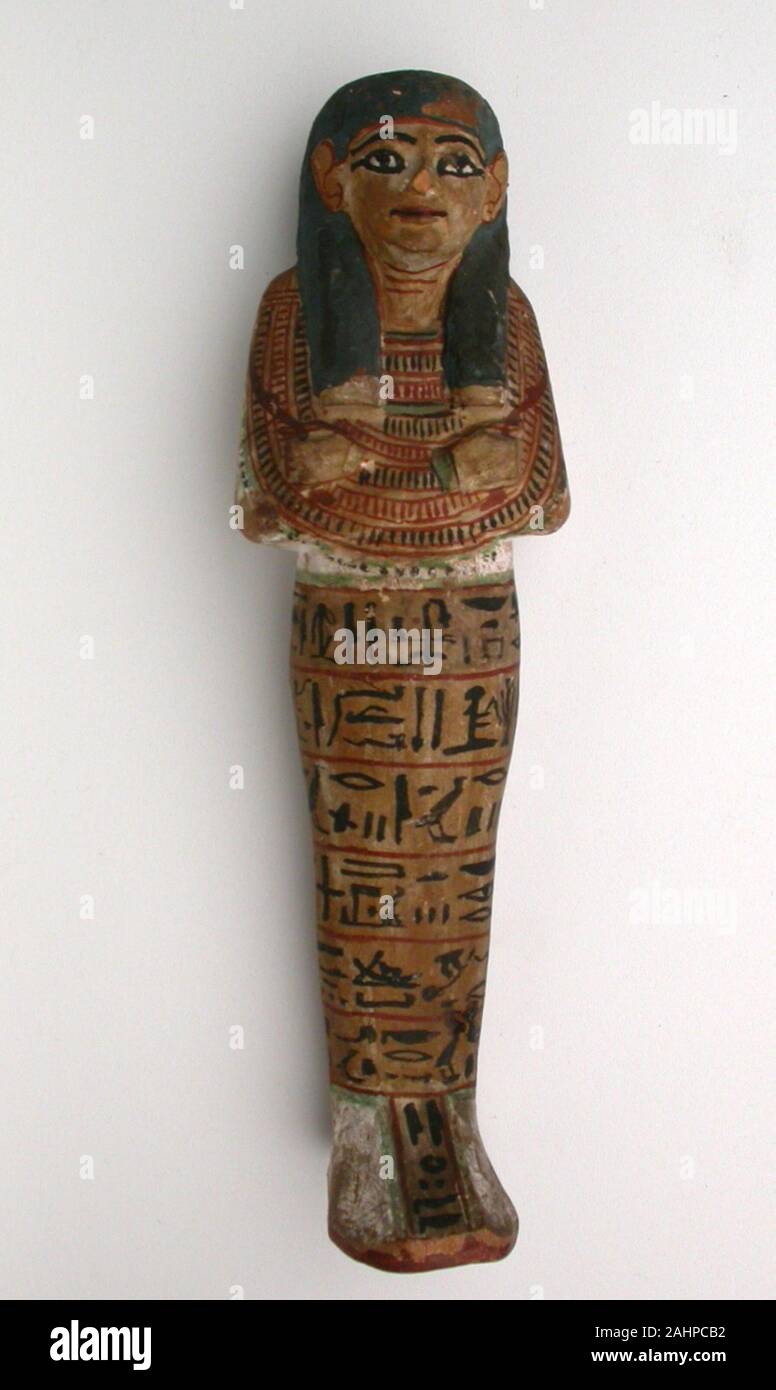 Ancient Egyptian. Shabti (Funerary Figurine) of Mayet. 1295 BC–1186 BC ...