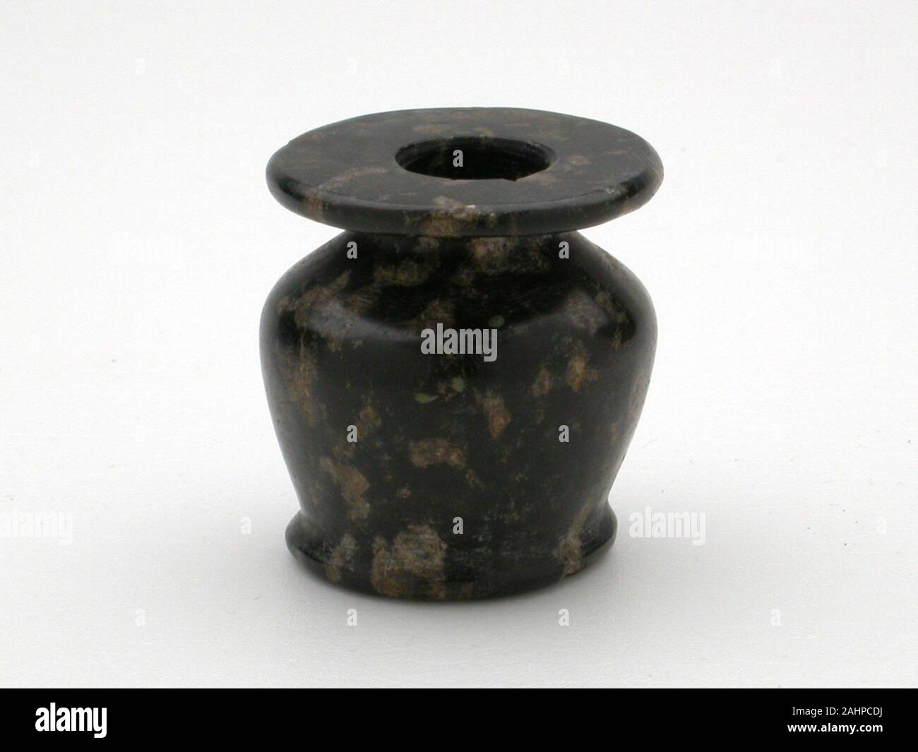 Ancient Egyptian. Kohl Jar. 1550 BC–1069 BC. Egypt. Stone Stock Photo ...