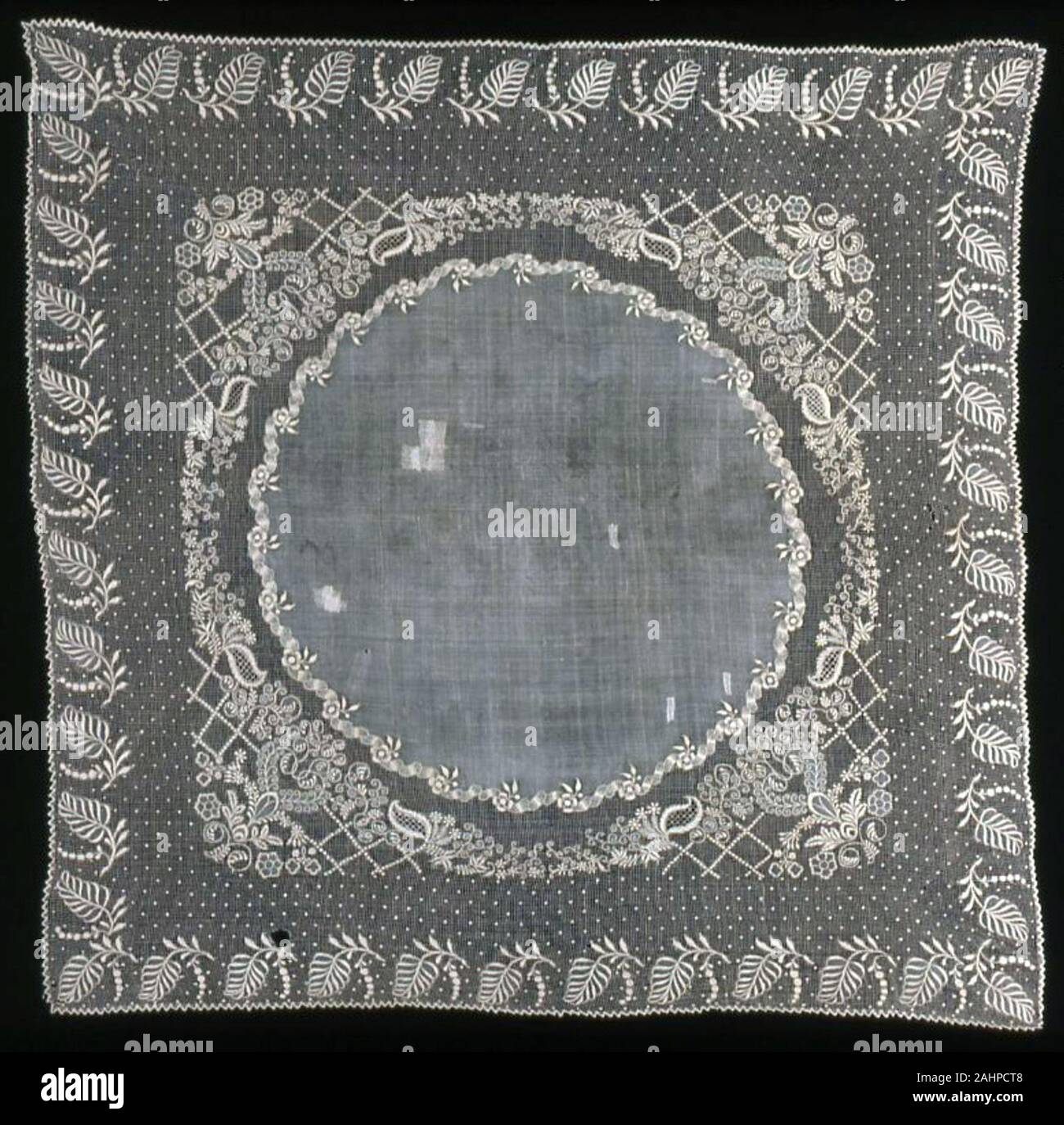 Handkerchief. 1830–1850. Philippines. Pineapple fiber, plain weave ...