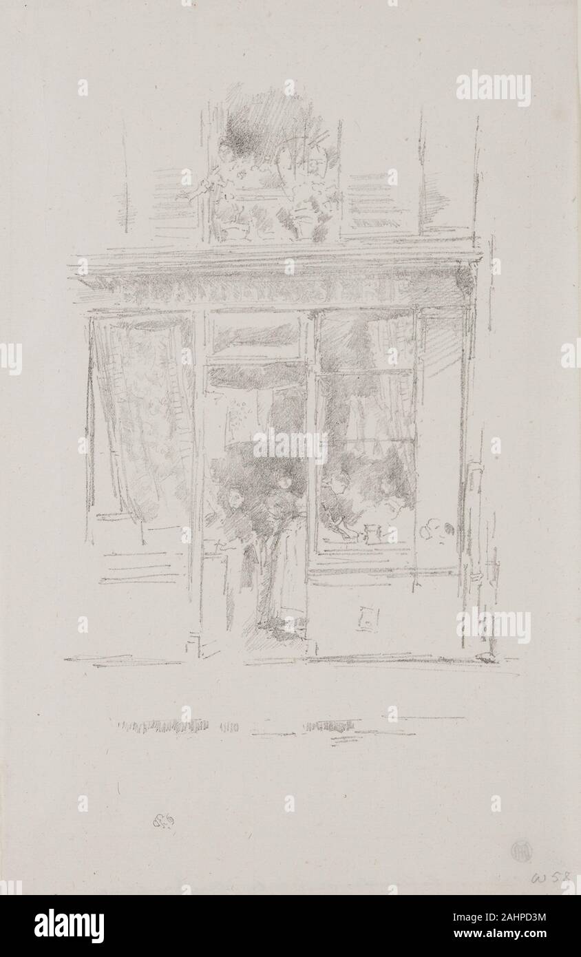 James McNeill Whistler. The Laundress La Blanchisseuse de la Place ...