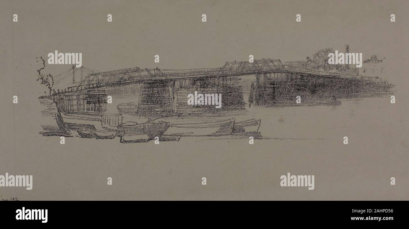 James McNeill Whistler. Old Battersea Bridge, No. 2. 1878. United ...