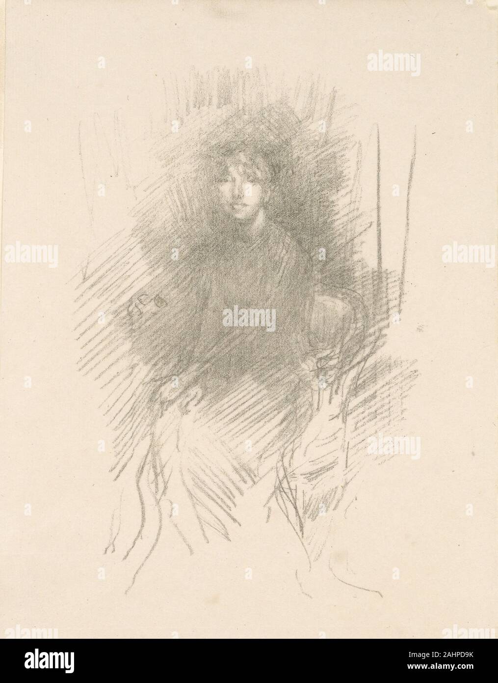 James McNeill Whistler. Portrait of a Young Woman [Miss Seton]. 1897 ...