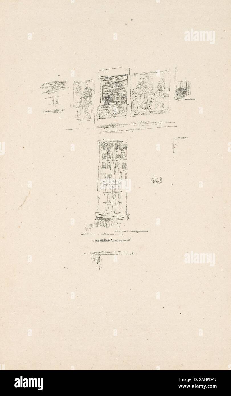 James McNeill Whistler. Hôtel Colbert, Windows. 1891. United States ...
