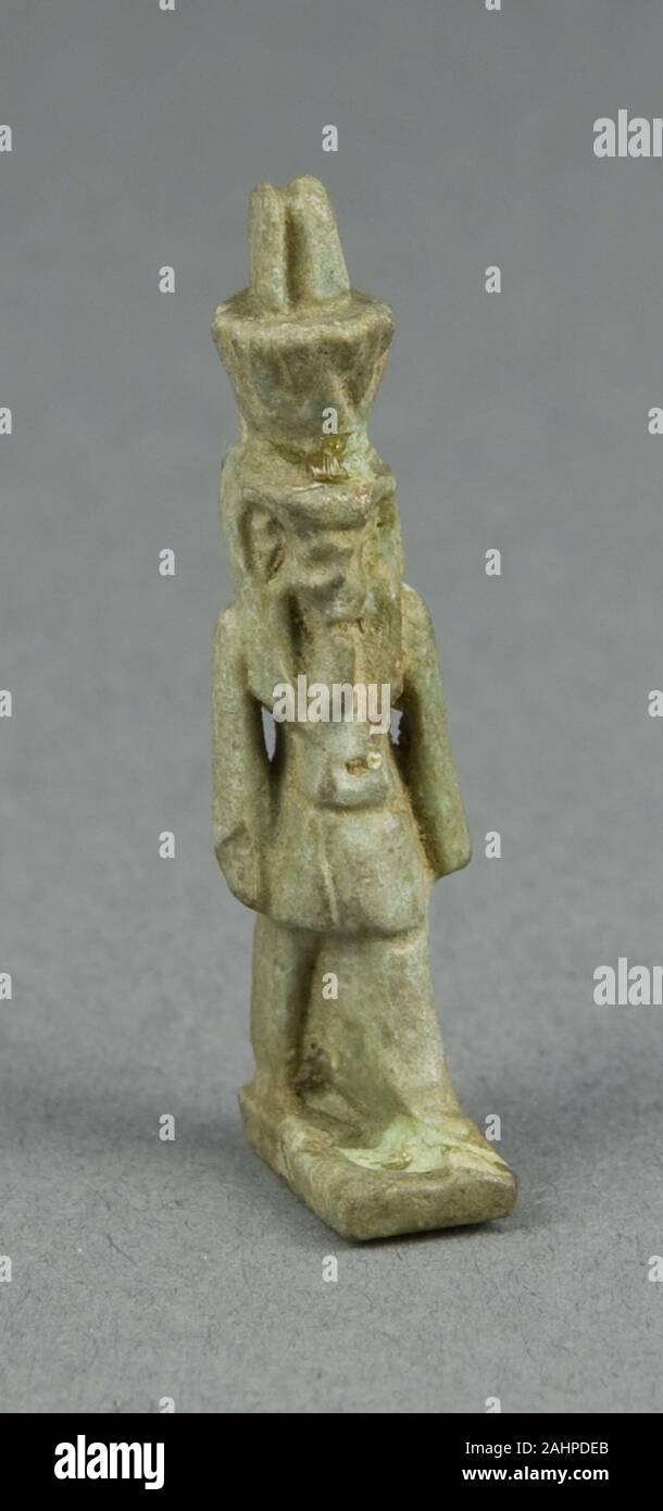 Ancient Egyptian. Amulet of the God Nefertem. 1070 BC–332 BC. Egypt ...