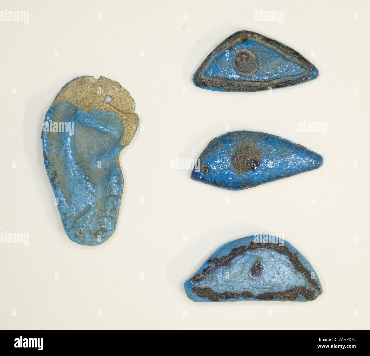 Ancient Egyptian. Amulets (Ear and 3 Eyes). 1550 BC–1069 BC. Egypt ...