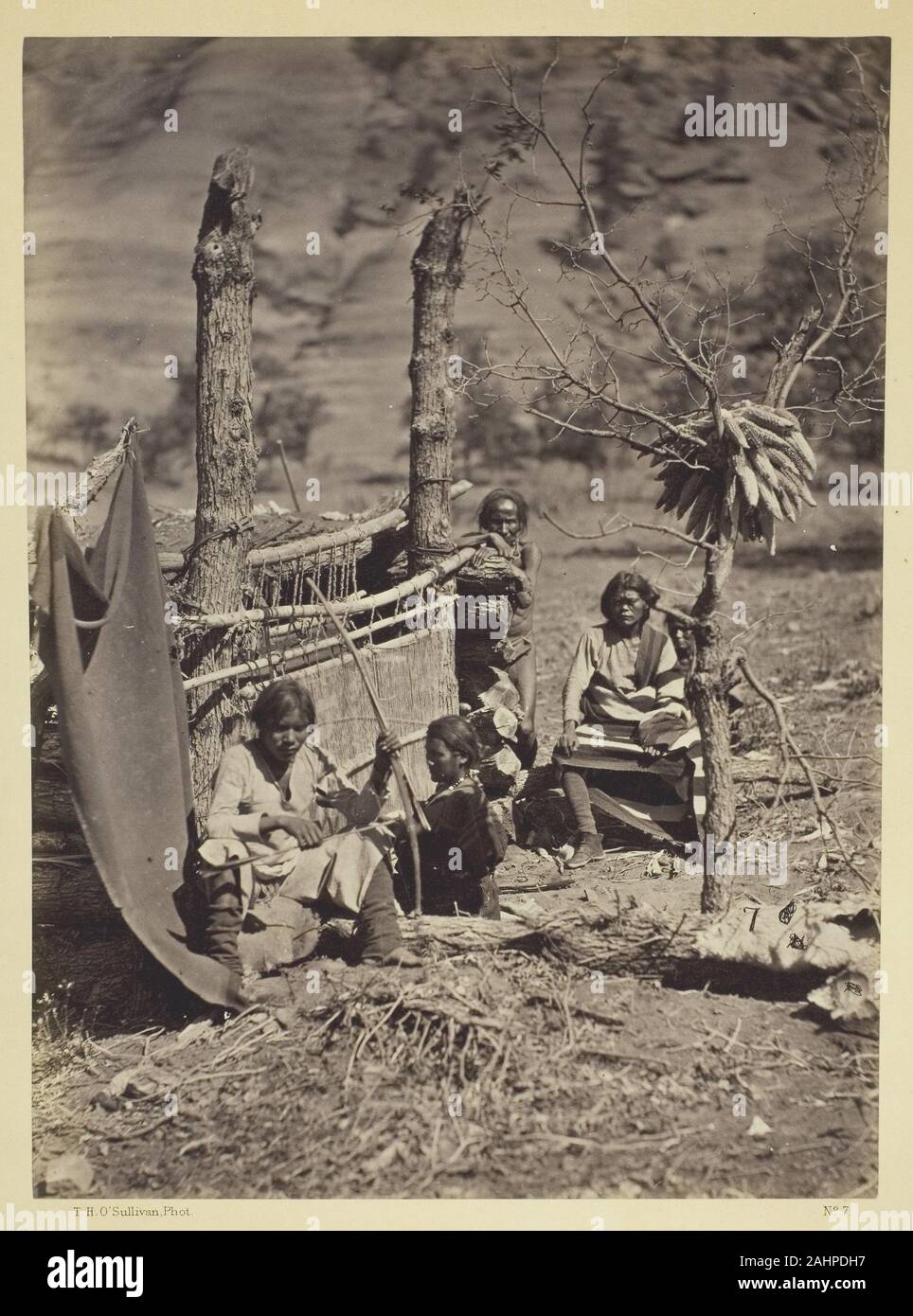 Timothy O'Sullivan. Aboriginal Life Among the Navajoe Indians, Near Old ...