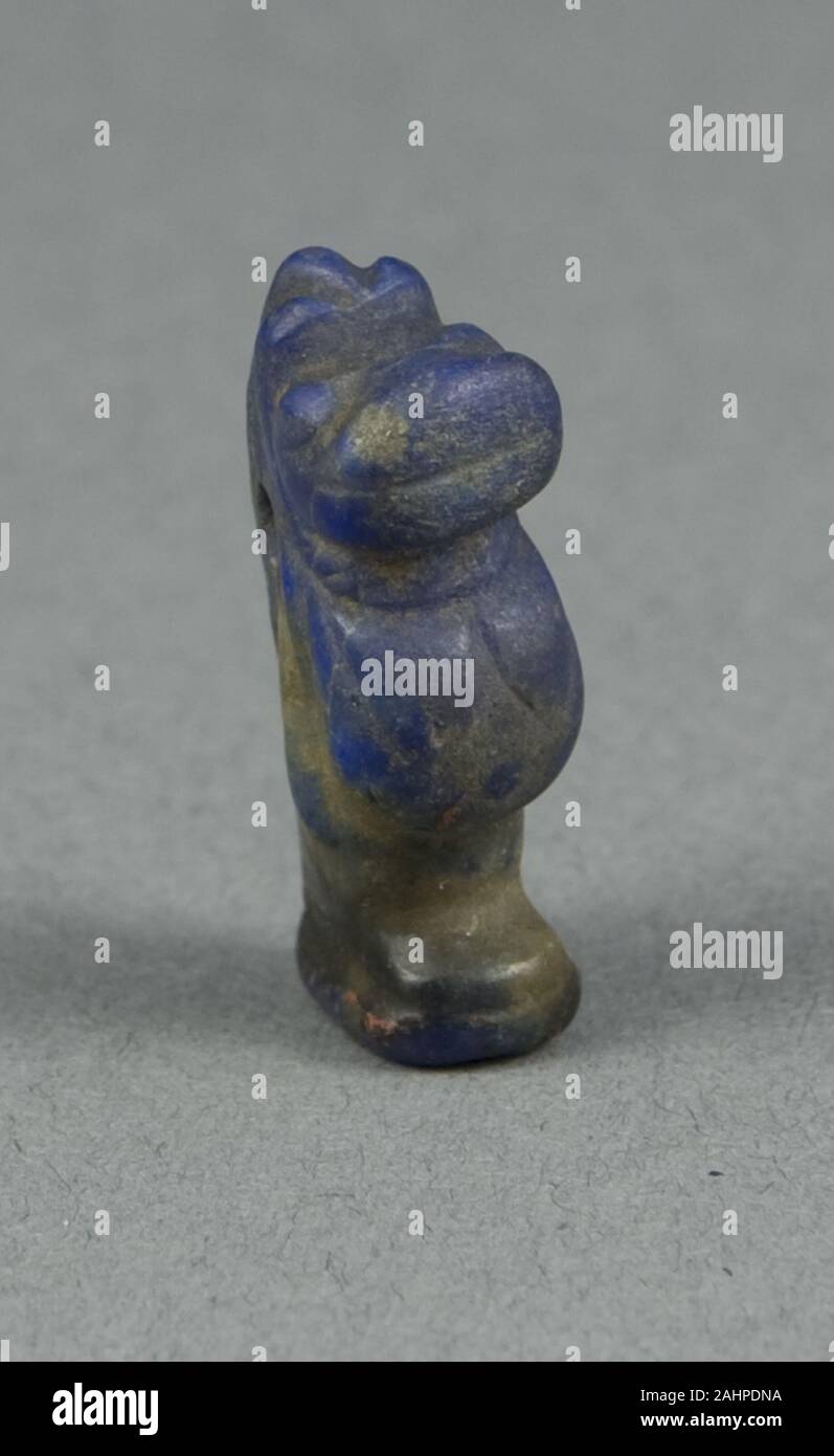 Ancient Egyptian. Amulet of the Goddess Taweret. 1650 BC–1295 BC. Egypt ...