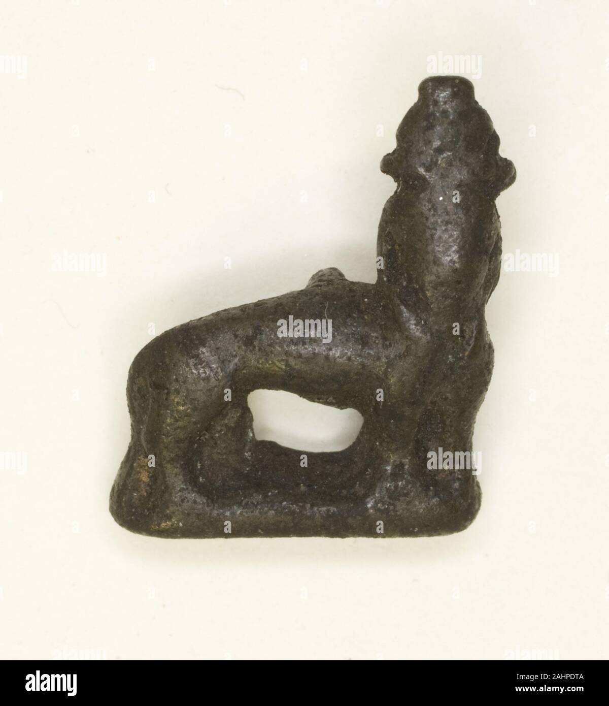 Ancient Egyptian. Amulet of the God Tutu. 1 AD–300 AD. Egypt. Bronze ...