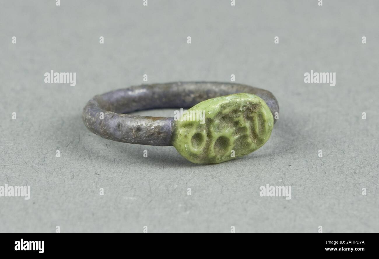 Ancient Egyptian. Finger Ring with the Throne Name of King Psusennes II ...