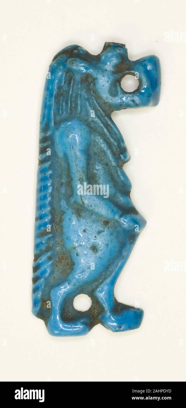 Ancient Egyptian. Amulet of the Goddess Tawaret (Thoeris). 1550 BC–1295 ...