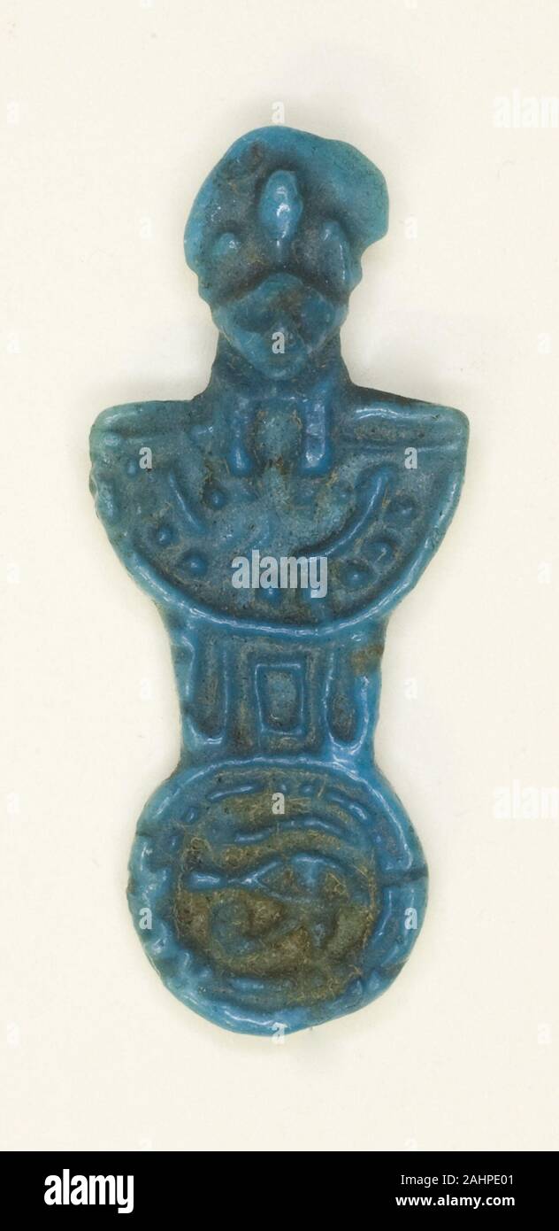 Ancient Egyptian. Amulet of a Menat Counterpoise with Lion-headed ...