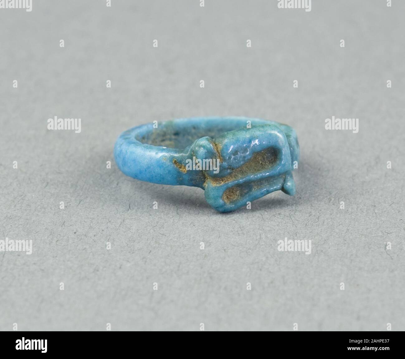 Ancient Egyptian. Ring Figure of Serpent Uto ( ). 1390 BC. Egypt ...