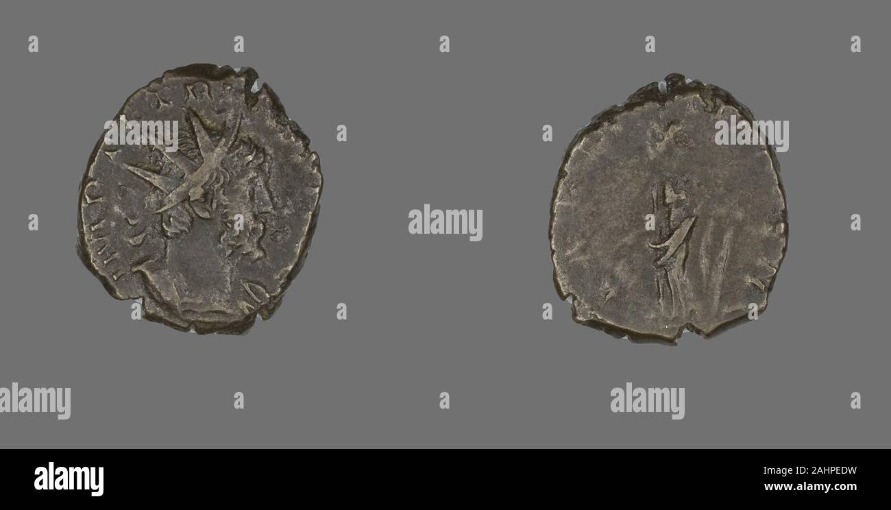 Ancient Roman. Antoninianus (Coin) Portraying Emperor Tetricus. 271 AD ...