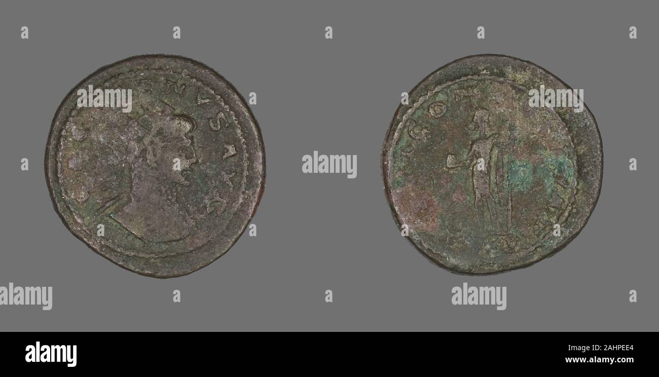 Ancient Roman. Antoninianus (Coin) Portraying Emperor Gallienus. 260 AD ...