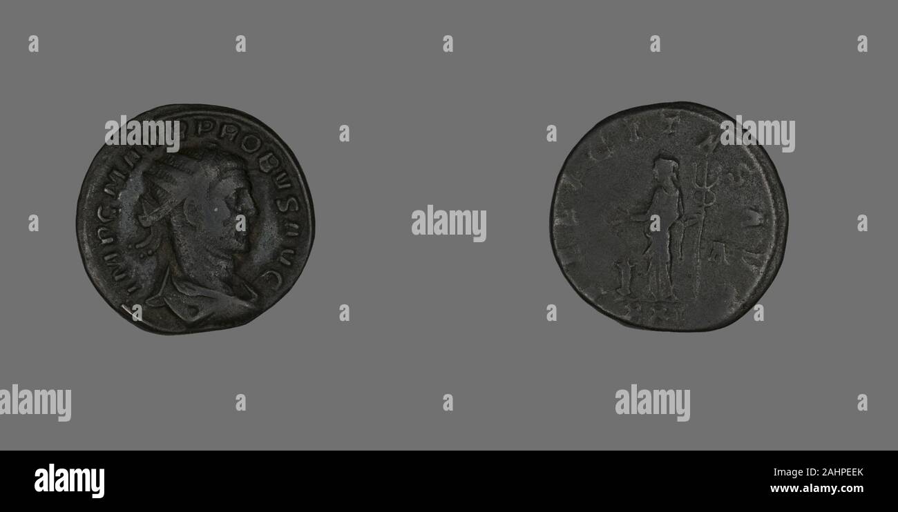 Ancient Roman. Antoninianus (Coin) Portraying Emperor Probus. 276 AD ...