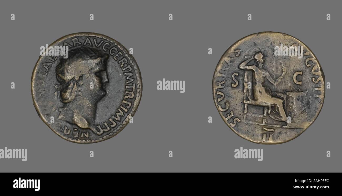 Ancient Roman. Dupondius (Coin) Portraying Emperor Nero. 63 AD. Roman ...