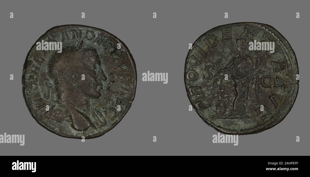 Ancient Roman. Sestertius (Coin) Portraying Emperor Severus Alexander ...