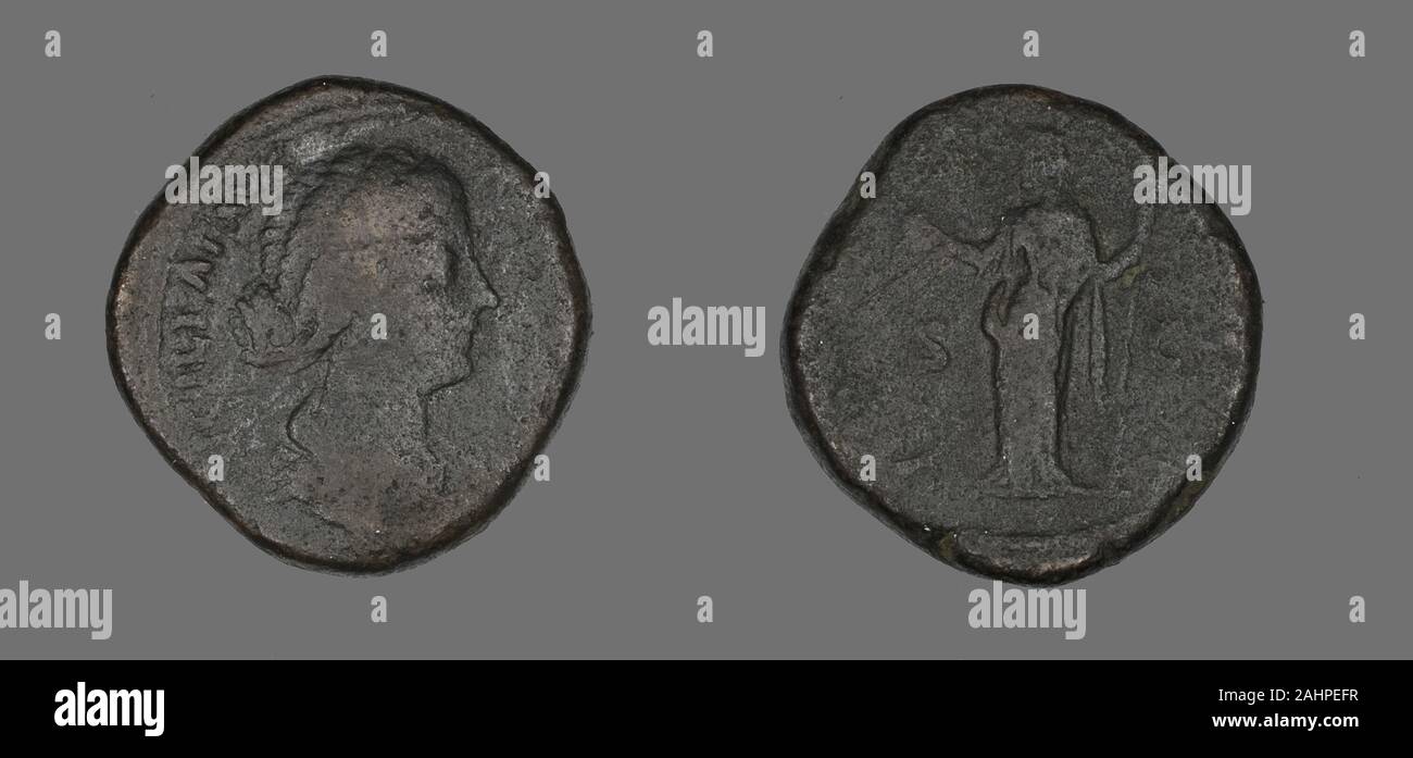 Ancient Roman. Sestertius (Coin) Portraying Lucilla. 164 AD. Roman ...